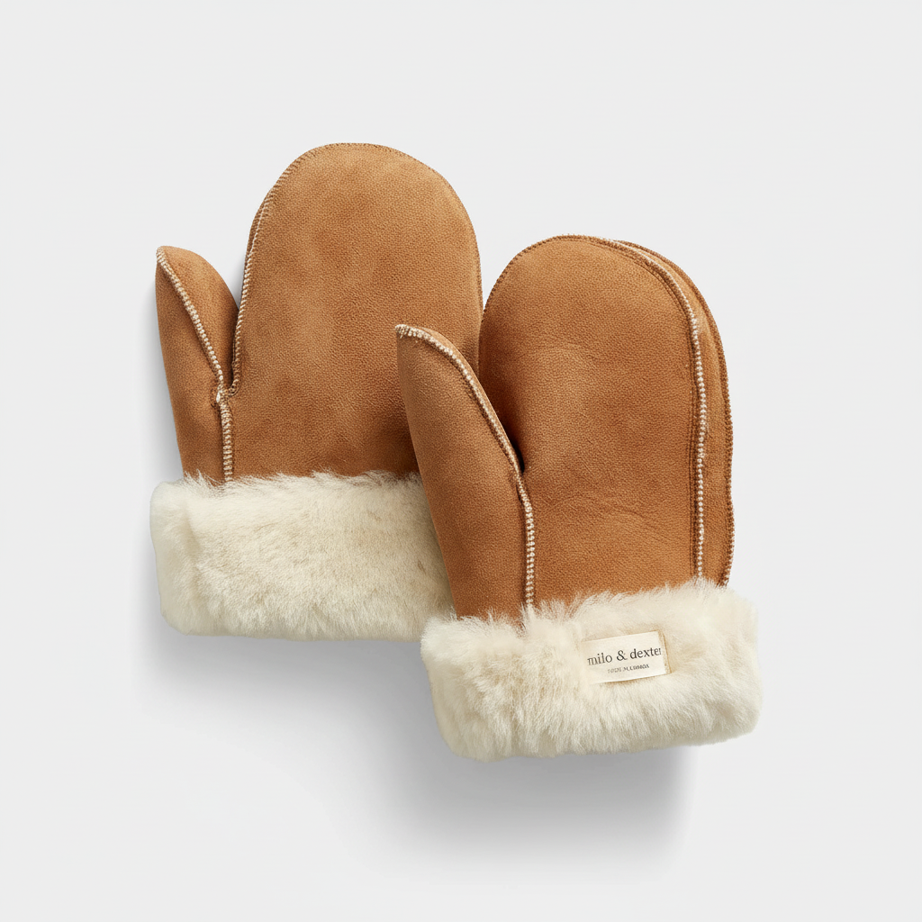 Arctic Reversed Sheepskin Mittens – miloanddexter